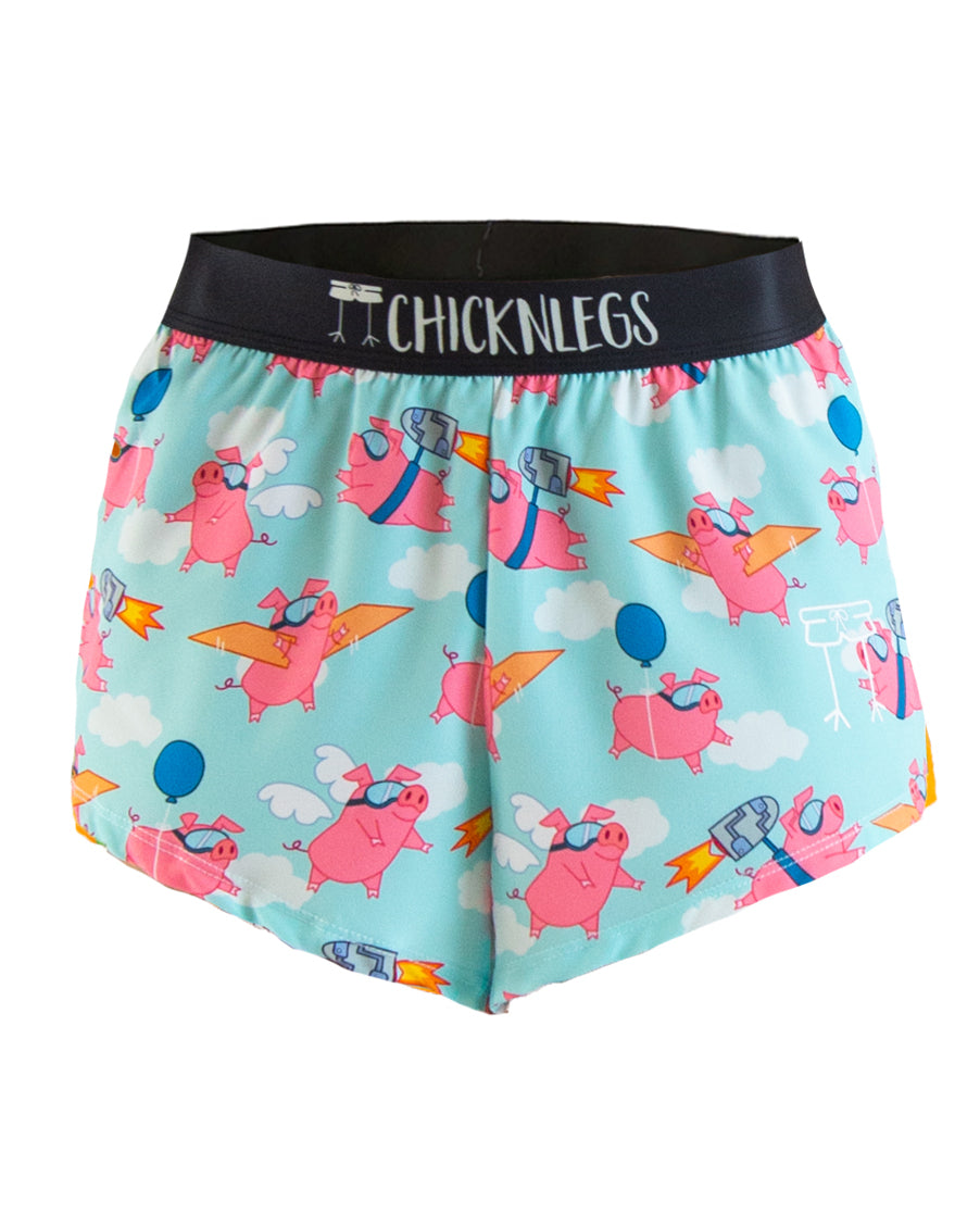 Men's Flying Pigs 2" Split Shorts – ChicknLegs