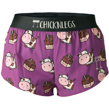 Women's Choccy Cows 1.5" Split Shorts – ChicknLegs