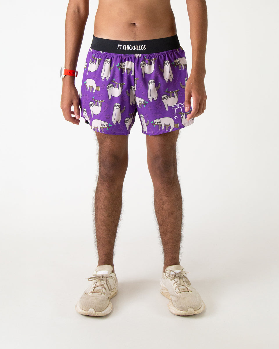 Men's Sloths 4" Half Split Shorts – ChicknLegs