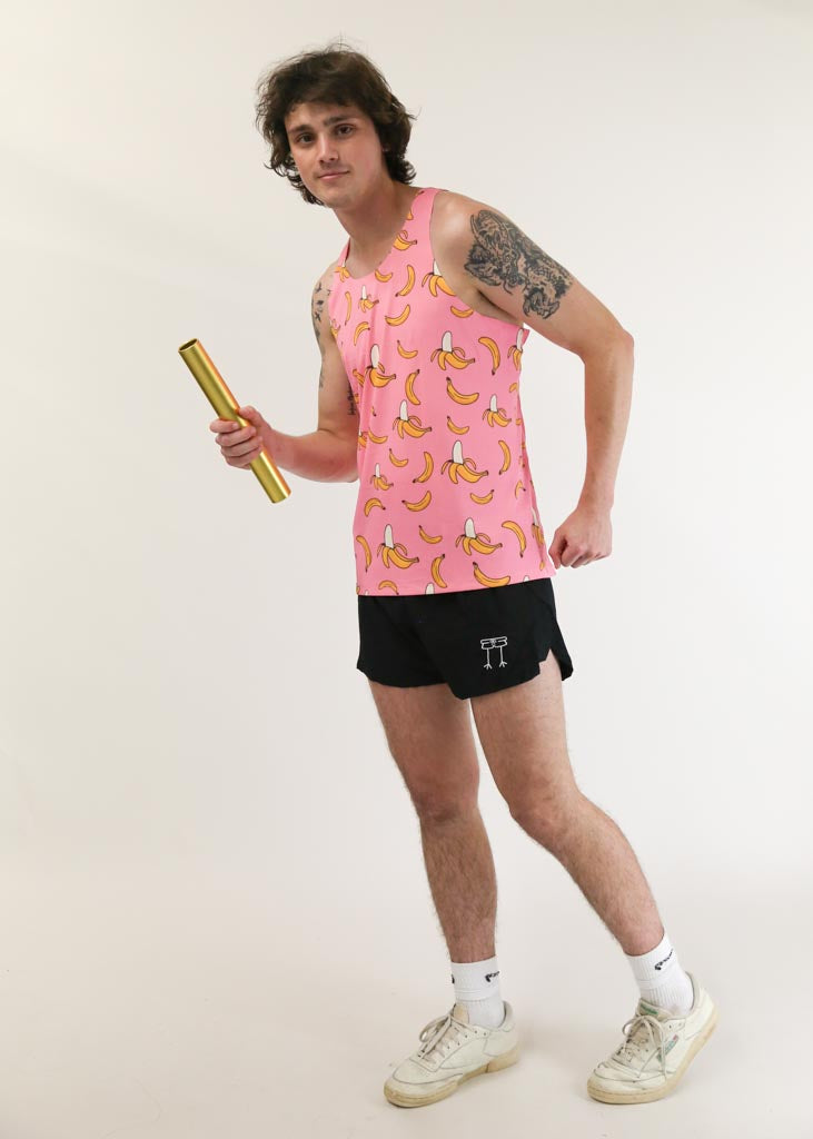 Men's Pink Bananas Performance Singlet – ChicknLegs