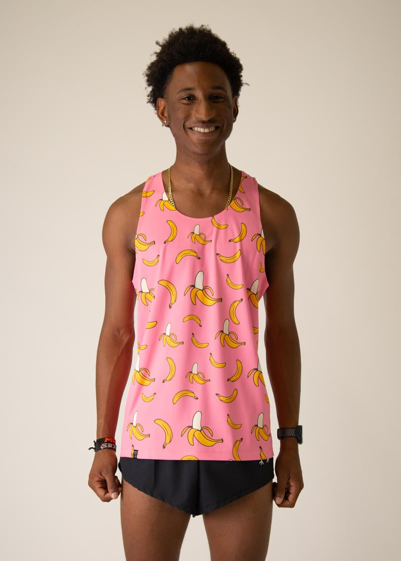 Men's Pink Bananas Performance Singlet – ChicknLegs
