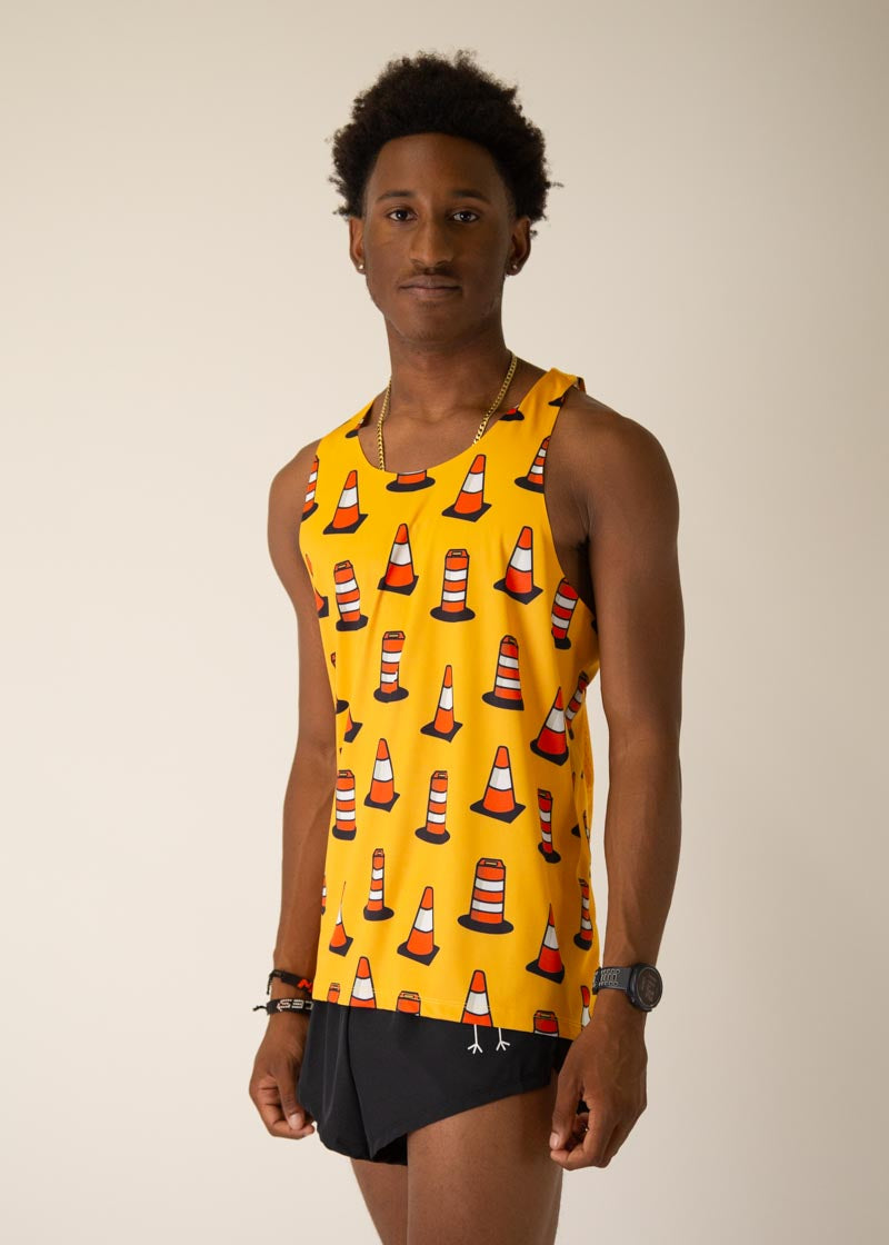 Men's Traffic Cones Performance Singlet – ChicknLegs