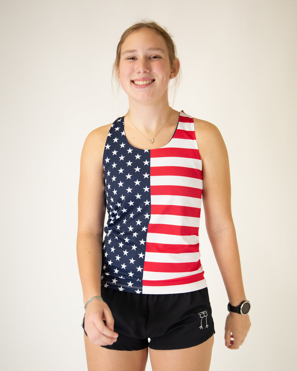 Women's USA Performance Singlet – ChicknLegs