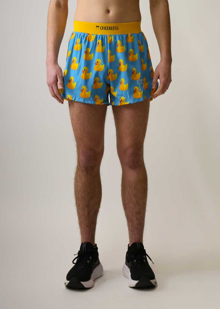 Men's Rubber Ducky 4" Half Split Shorts – ChicknLegs