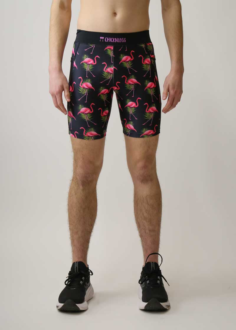 Men's Flamingo 8" Half Tights – ChicknLegs