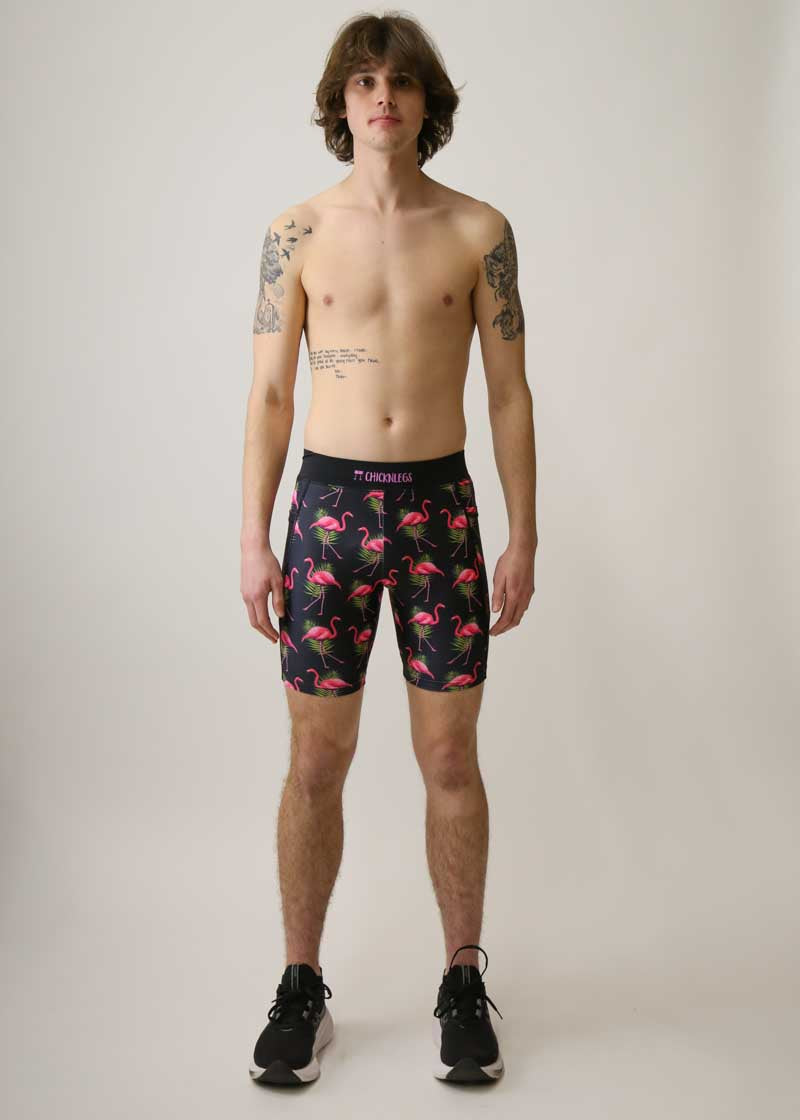 Men's Flamingo 8" Half Tights – ChicknLegs