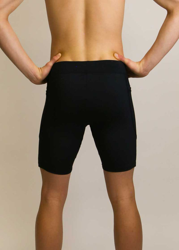 Men's Black 8" Half Tights – ChicknLegs