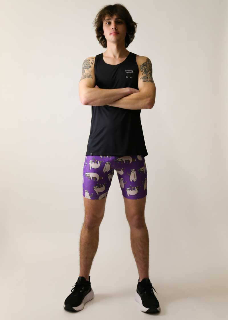 Men's Black Performance Singlet – ChicknLegs
