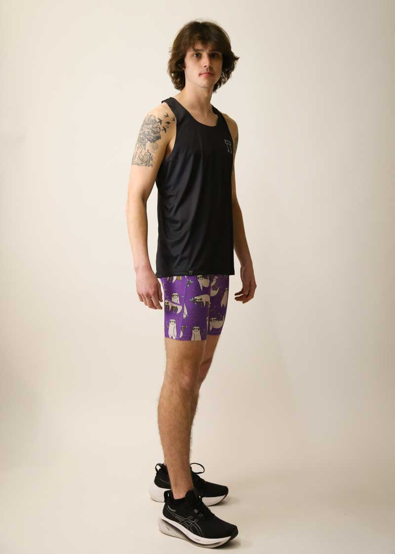 Men's Black Performance Singlet – ChicknLegs