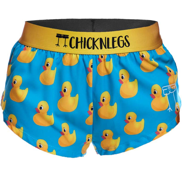 Women's Rubber Ducky 1.5" Split Shorts – ChicknLegs