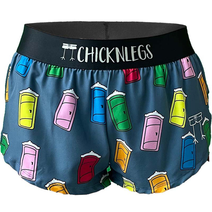 Women's Porta Potty 1.5" Split Shorts – ChicknLegs